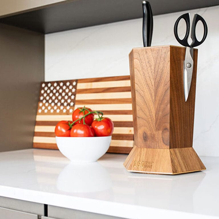 360KnifeBlock™ Classic – Walnut | 360 Knife Block